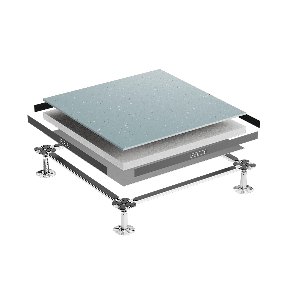 Raised access floor with rubber covering | Nesite